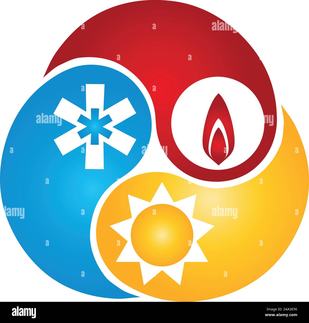 Sun, snow, flame, installer, logo Stock Vector Image & Art - Alamy