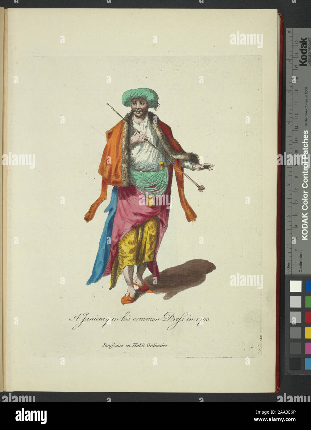 A Janisary in his common dress in 1700. Janissaire en habit ordinaire ...