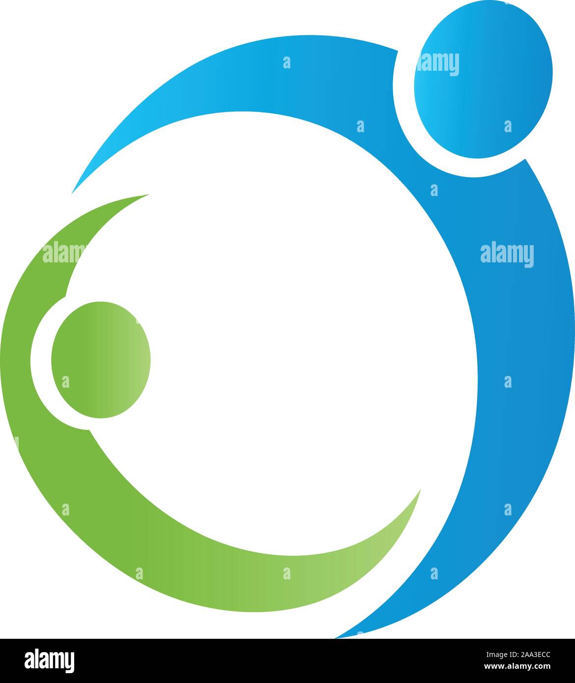 Two people, couple, family, team, logo Stock Vector Image & Art - Alamy