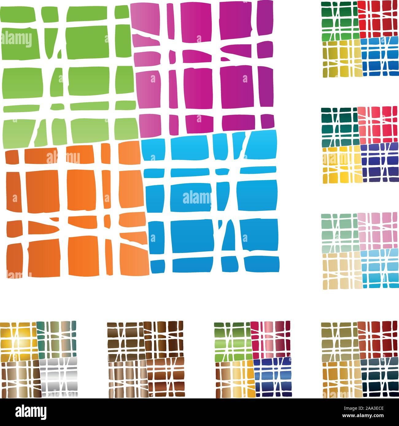 Rectangles, Matter, Colored Background, Background Stock Vector Image ...