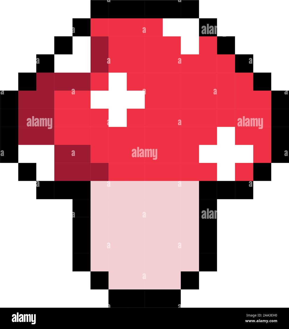 Fungus plant retro style Stock Vector Images - Alamy