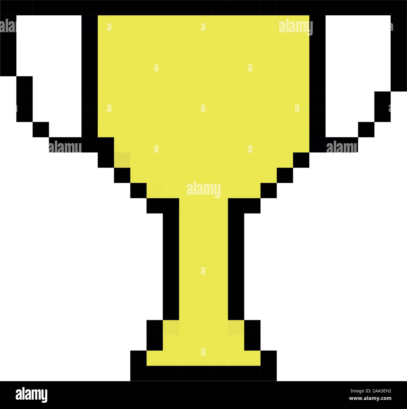 trophy cup 8 bits pixelated style icon Stock Vector Image & Art - Alamy