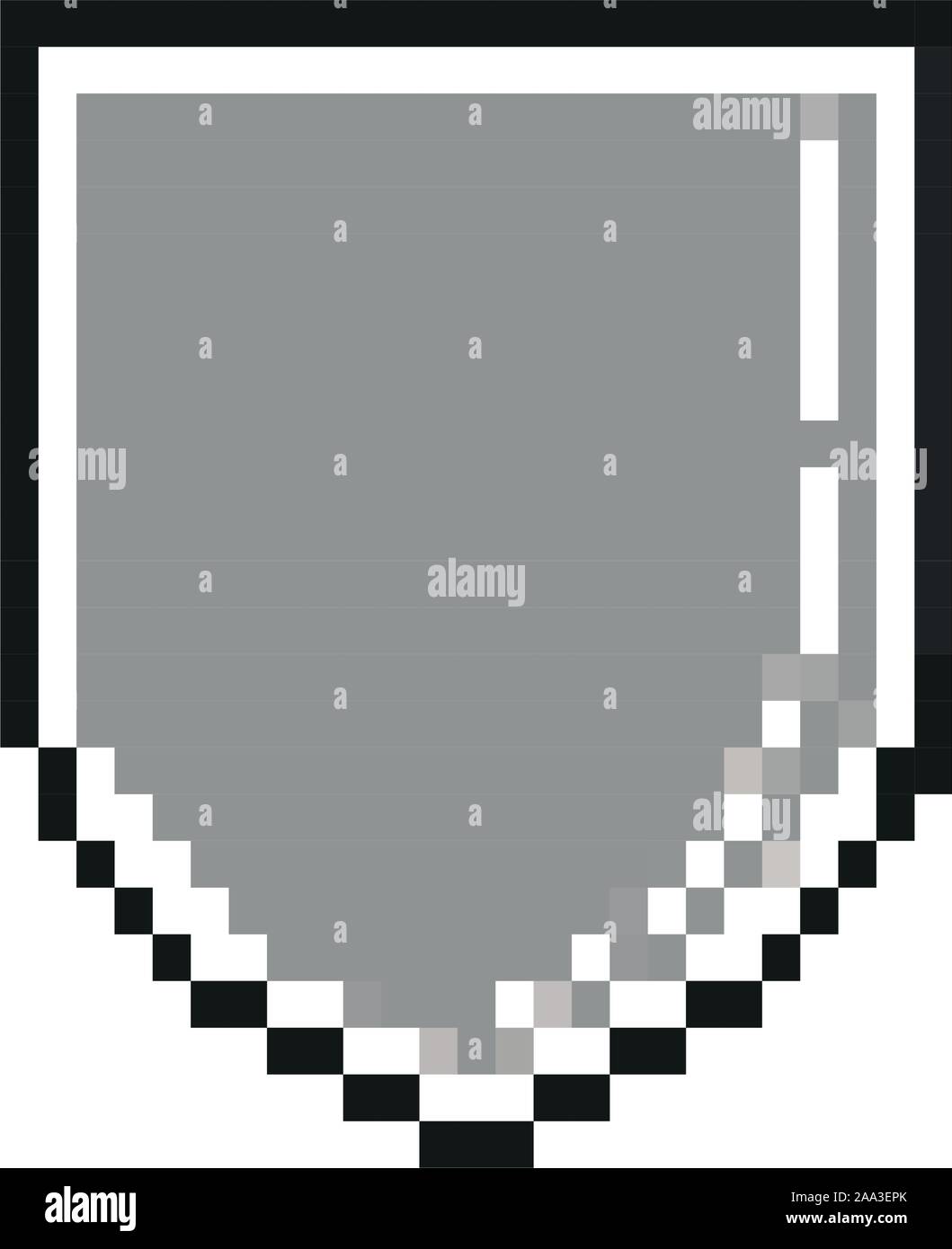 shield guard 8 bits pixelated style icon Stock Vector Image & Art - Alamy