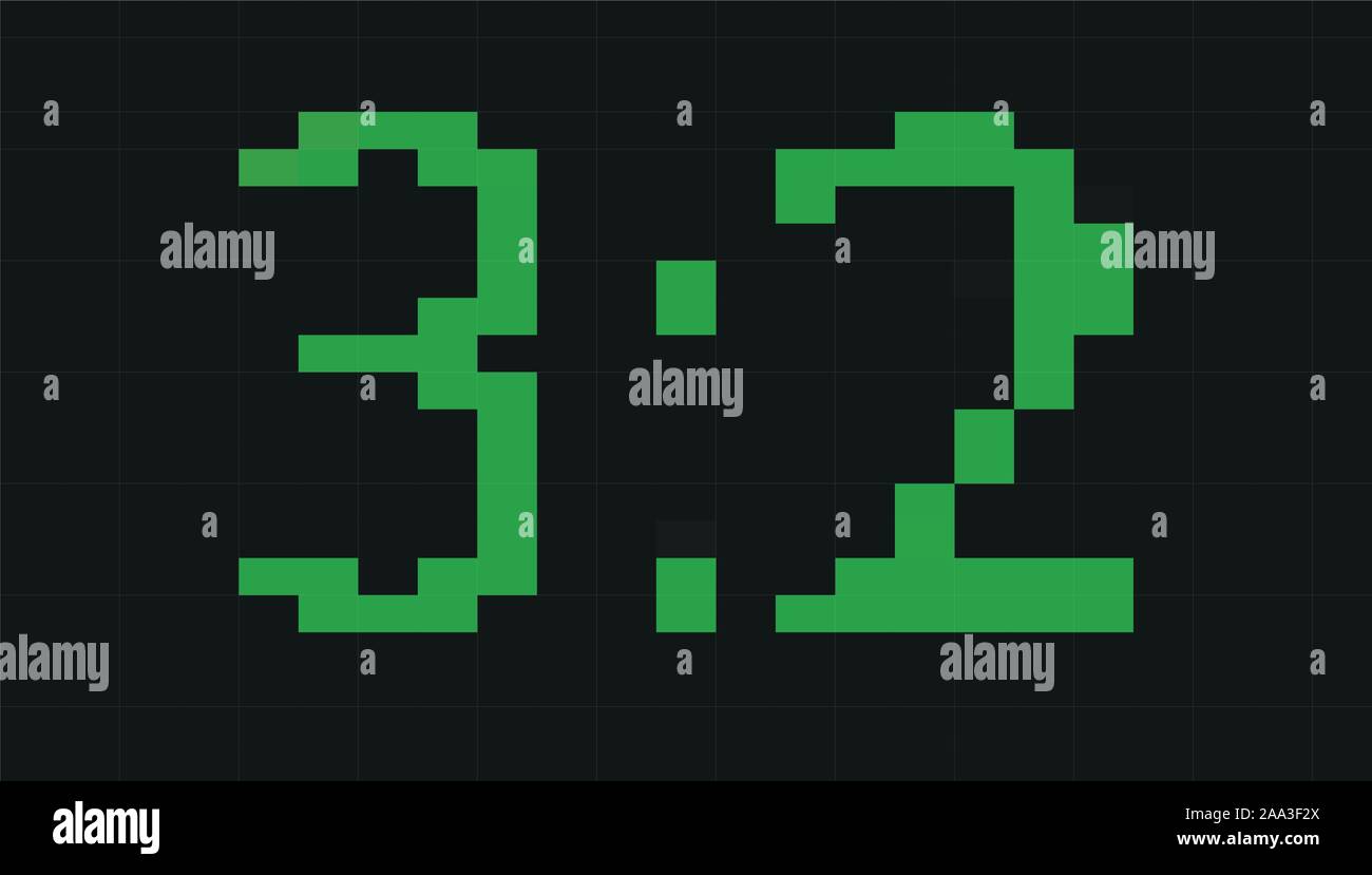 scoreboard 8 bits pixelated style icon Stock Vector Image & Art - Alamy