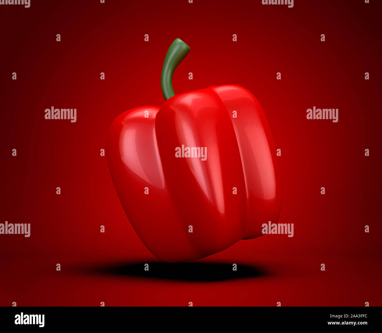 Background with paprika. 3d rendering, 3d illustration Stock Photo - Alamy