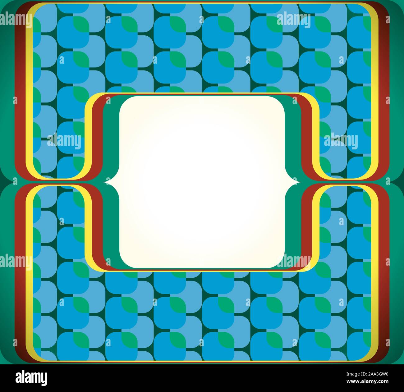 50s styled retro frame Stock Vector Image & Art - Alamy