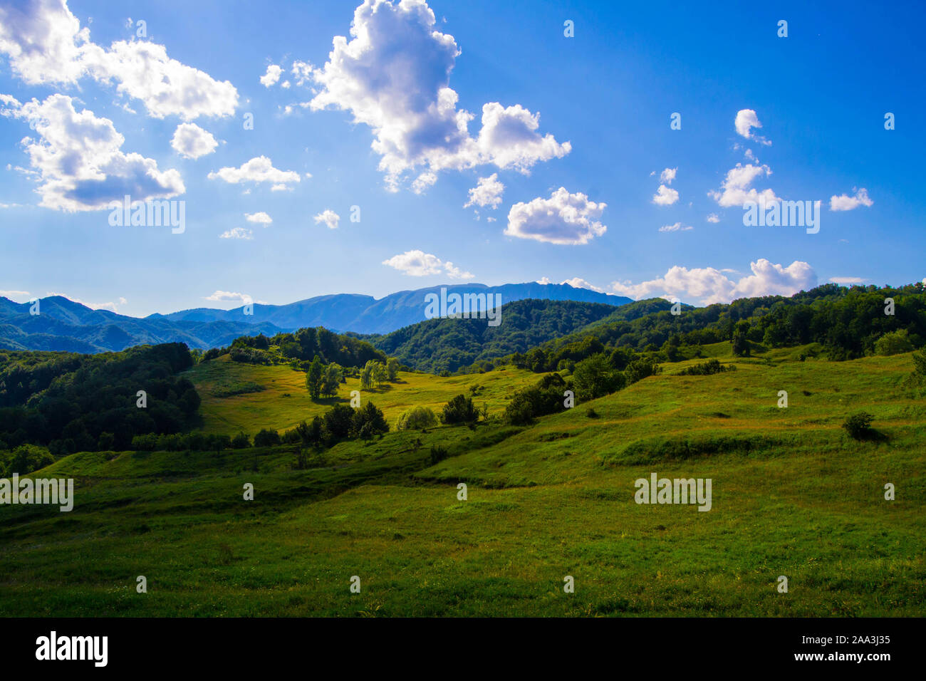 Nature. Mountain View Tisa Romania Stock Photo - Alamy