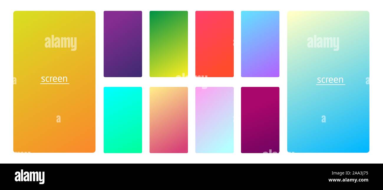 Vibrant and smooth gradient soft colors for devices, pc s and modern ...