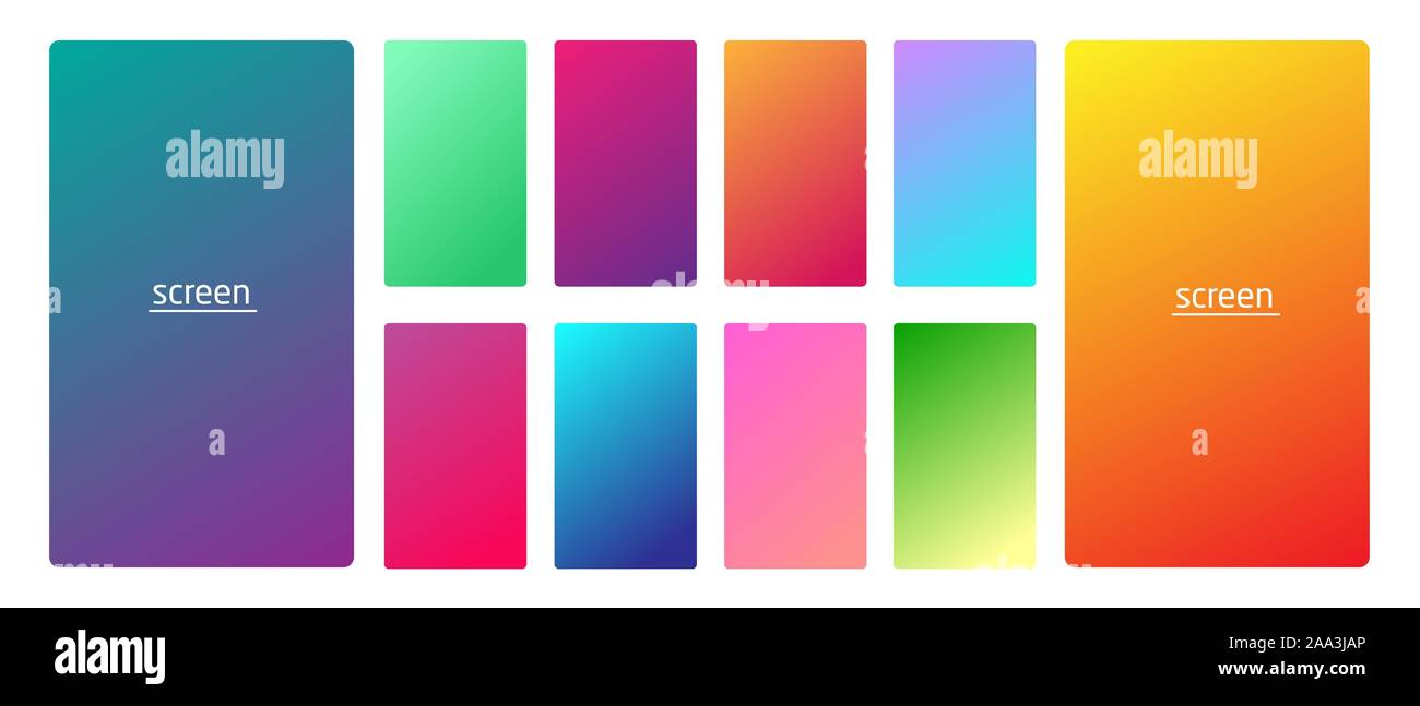 Vibrant and smooth gradient soft colors for devices, pc s and modern ...