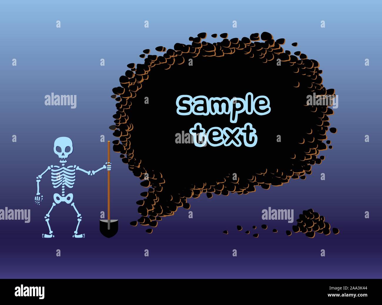 Skeleton hole frame Stock Vector Image & Art - Alamy