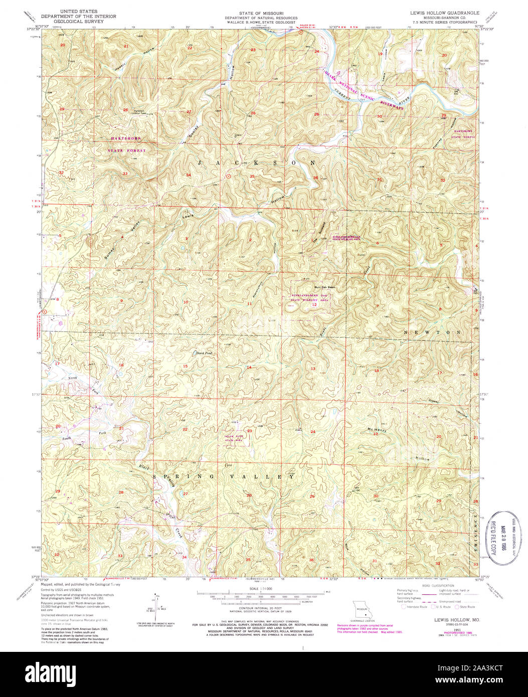 Lewis missouri map hi-res stock photography and images - Alamy