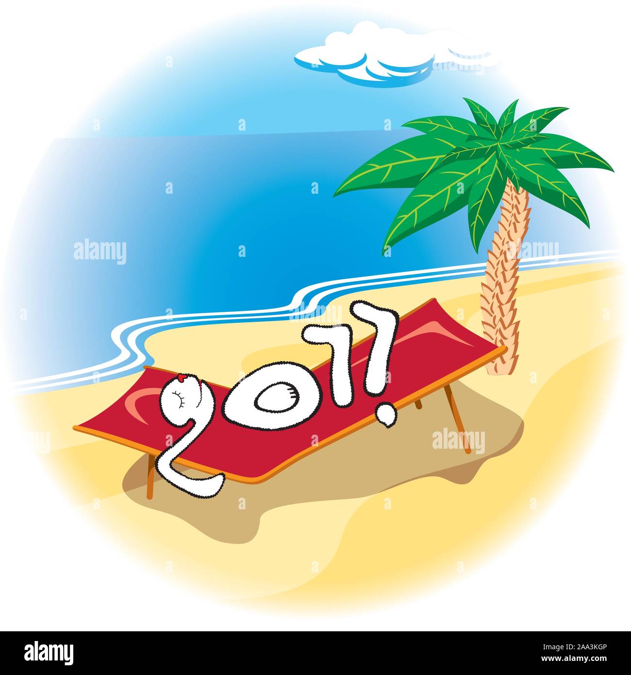 Blue sea white beach Stock Vector Images - Alamy