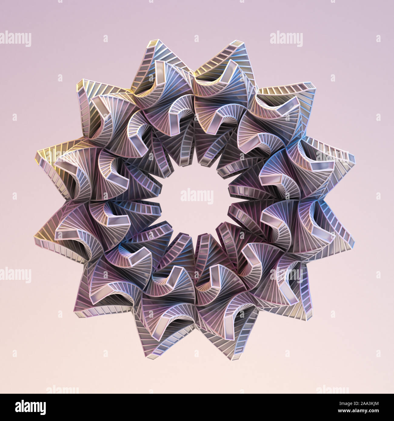 Abstract form. 3d rendering 3d illustration Stock Photo - Alamy