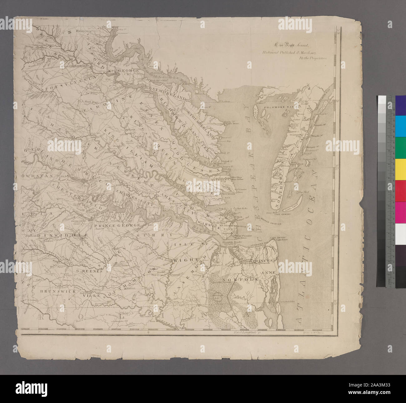 Map of richmond michigan hi-res stock photography and images - Alamy