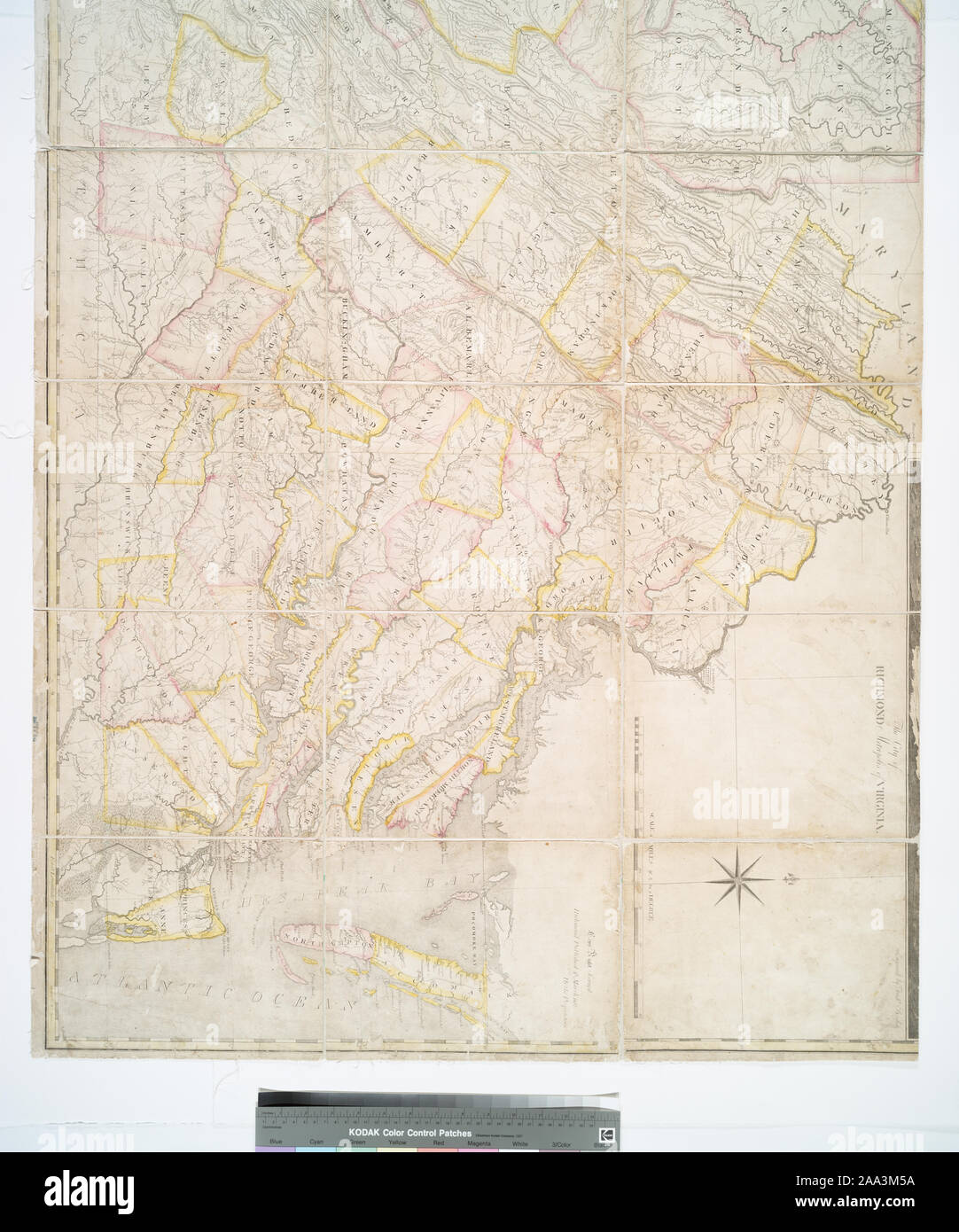 Copy in Map Div. 97-6277 uncolored. Dedication: To the General Assembly ...