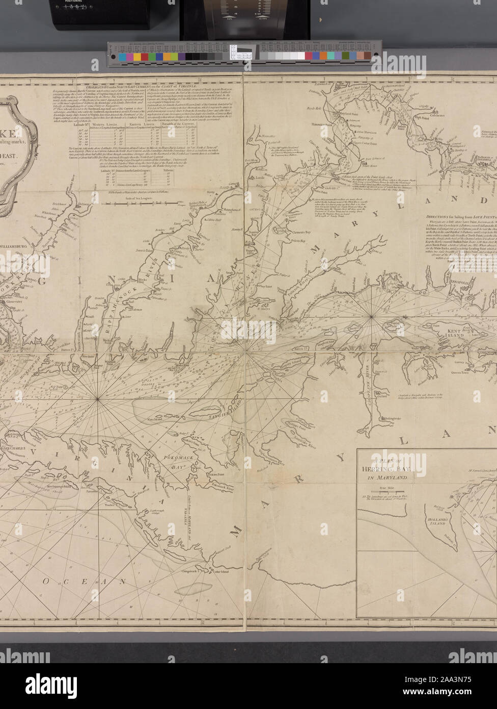 Includes sailing directions, Observations on the north-east current on ...