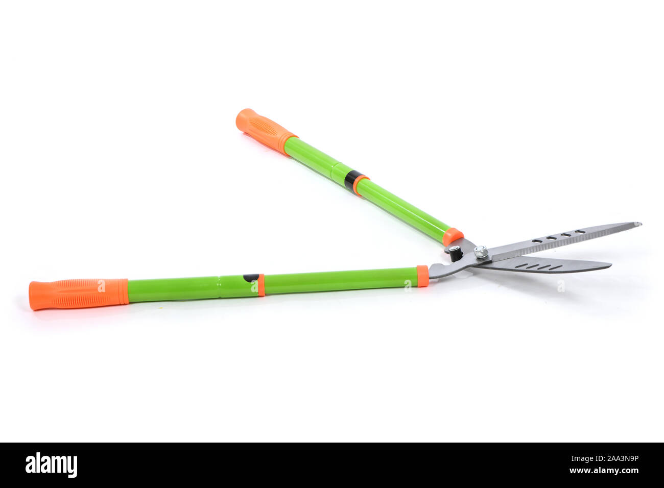 Garden tools, scissors for cutting isolated on white background. High ...