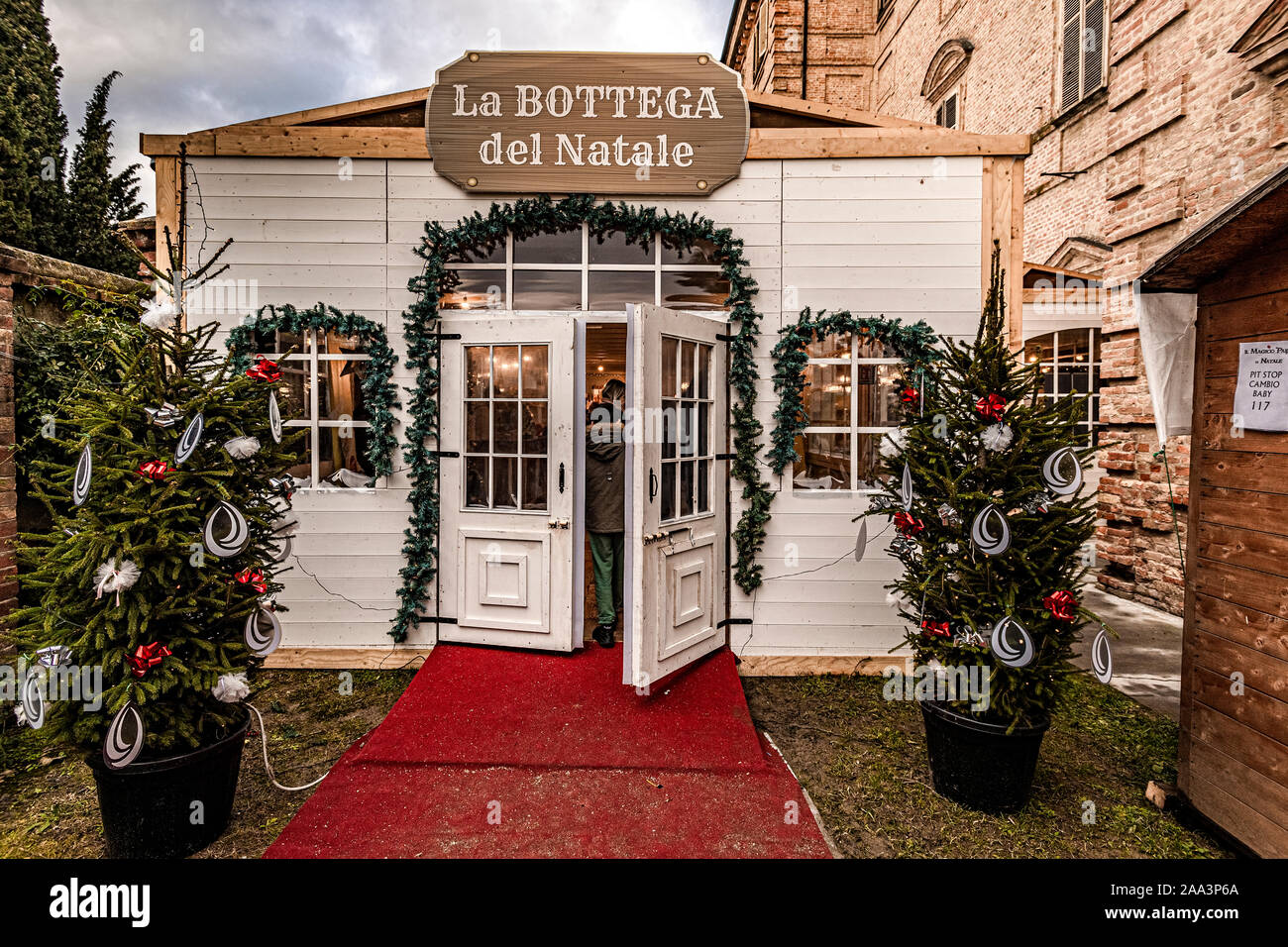 Italy Piedmont Langhe Govone "Il Magico Paese di Natale " ( The magical ...