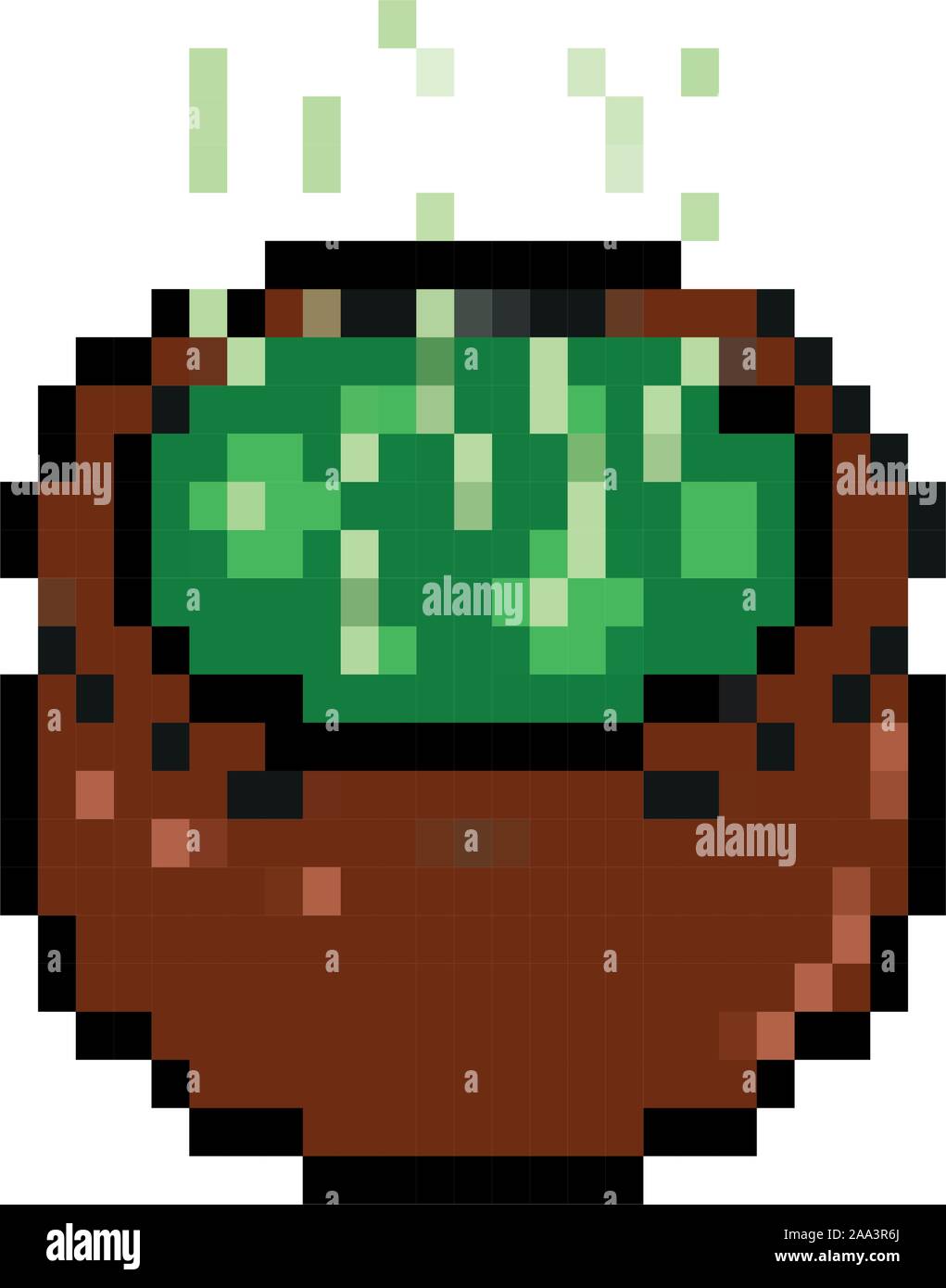 cauldron 8 bits pixelated style icon Stock Vector Image & Art - Alamy