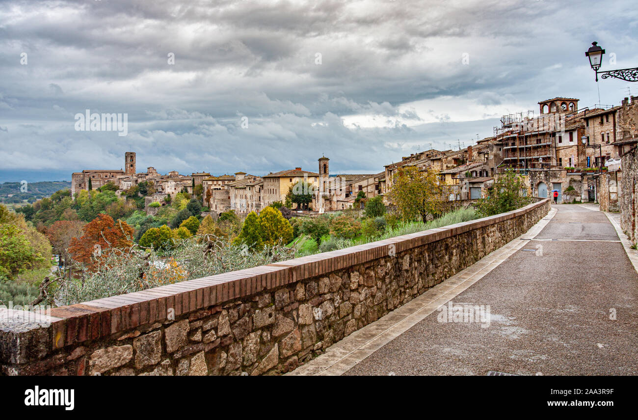 Volterra medieval town in Tuscany traditonal Architecture Italy Stock ...