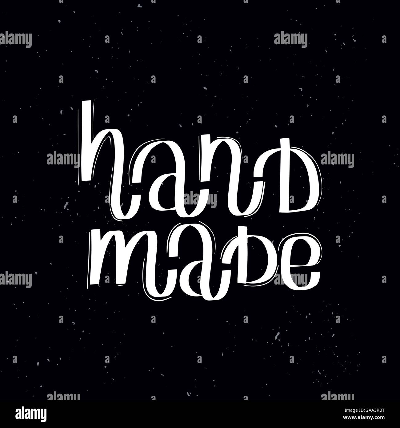 Handwritten calligraphy text, chalk on a blackboard Stock Vector Image ...