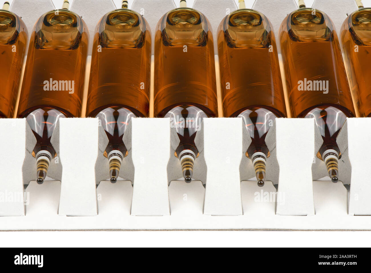 Ampoules isolated on white background. High resolution photo. Full ...