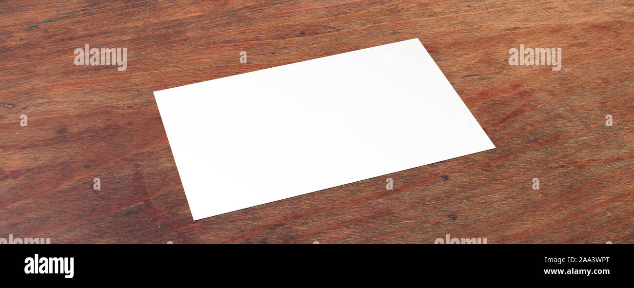 Reservation concept. Reserved card sign template against wood ...