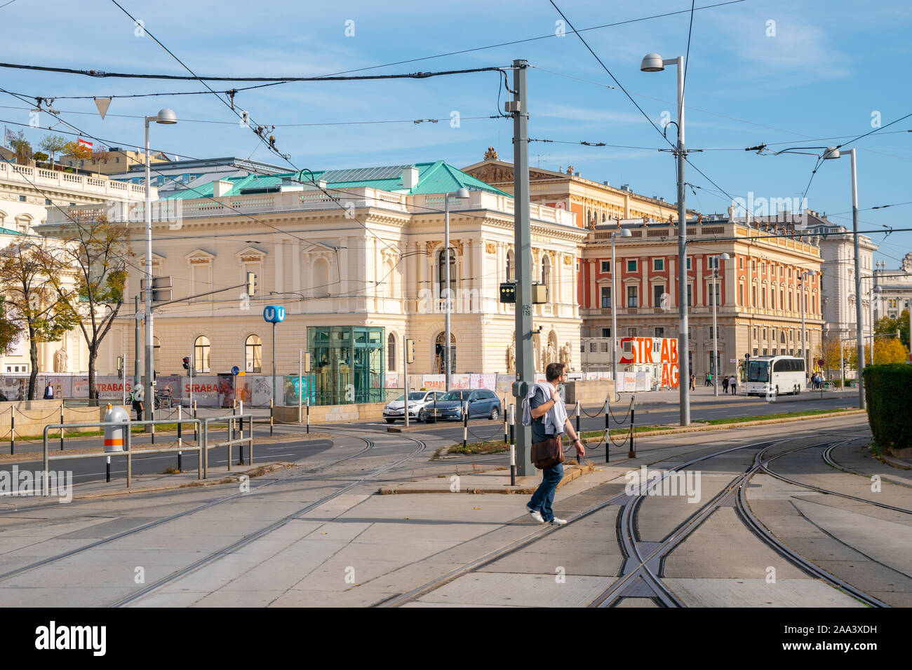 Vienna, Austria - 25.10.2019: Cityscape views of one of Europe's most ...