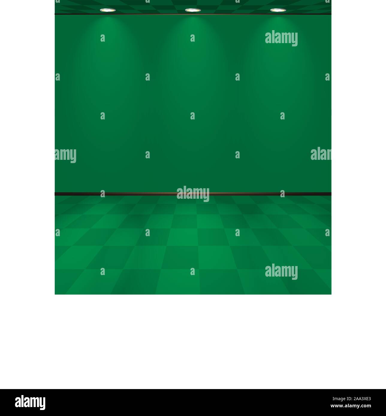 Green art gallery Stock Vector Images - Alamy