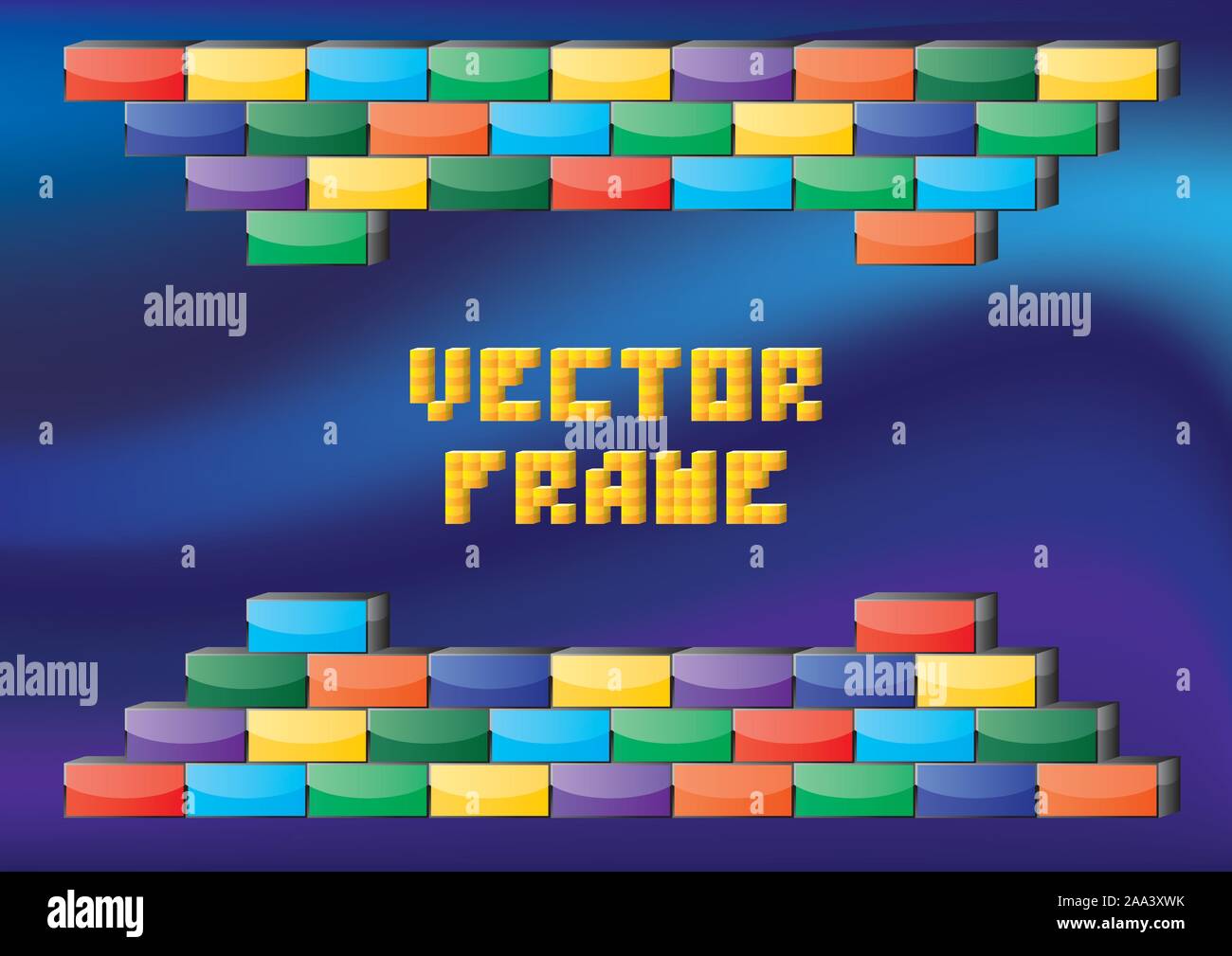 Retro gaming frame Stock Vector Image & Art - Alamy