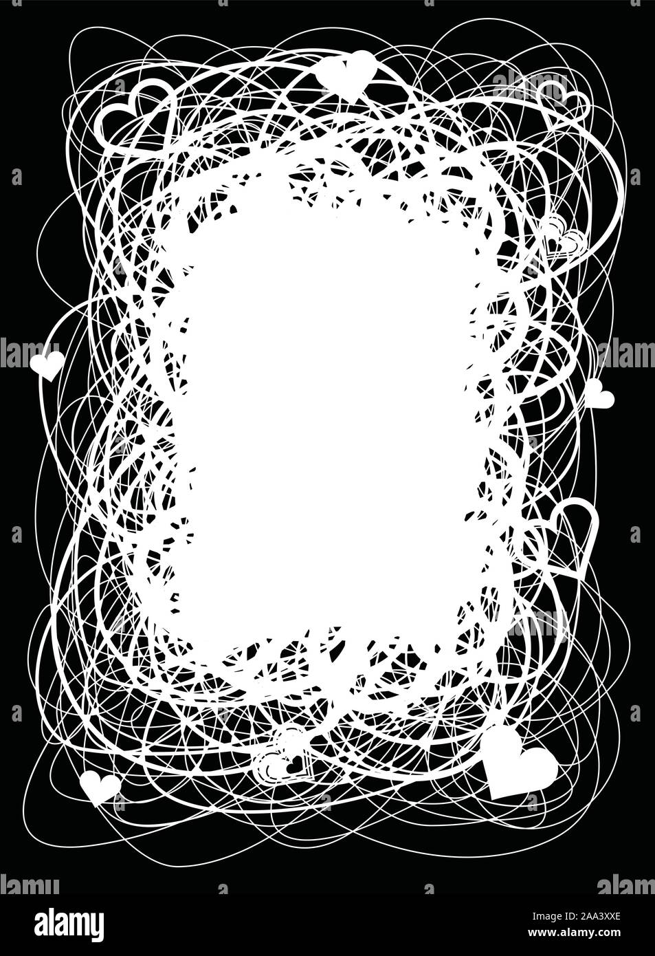 Scribbled handwriting Stock Vector Images - Alamy