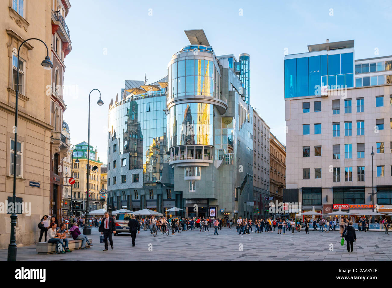 Vienna, Austria - 24.10.2019: Cityscape views of one of Europe's most ...