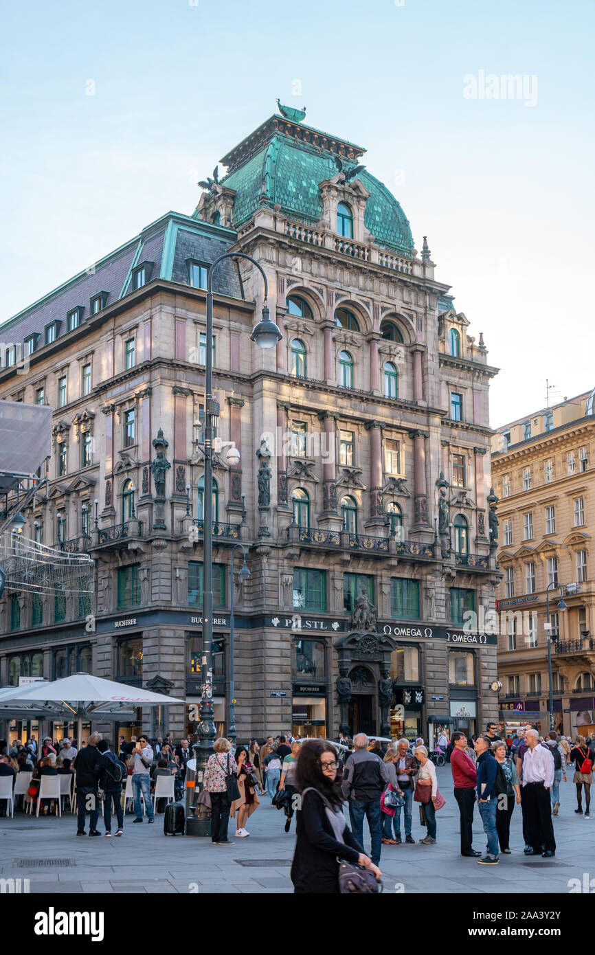 Vienna, Austria - 24.10.2019: Cityscape views of one of Europe's most ...