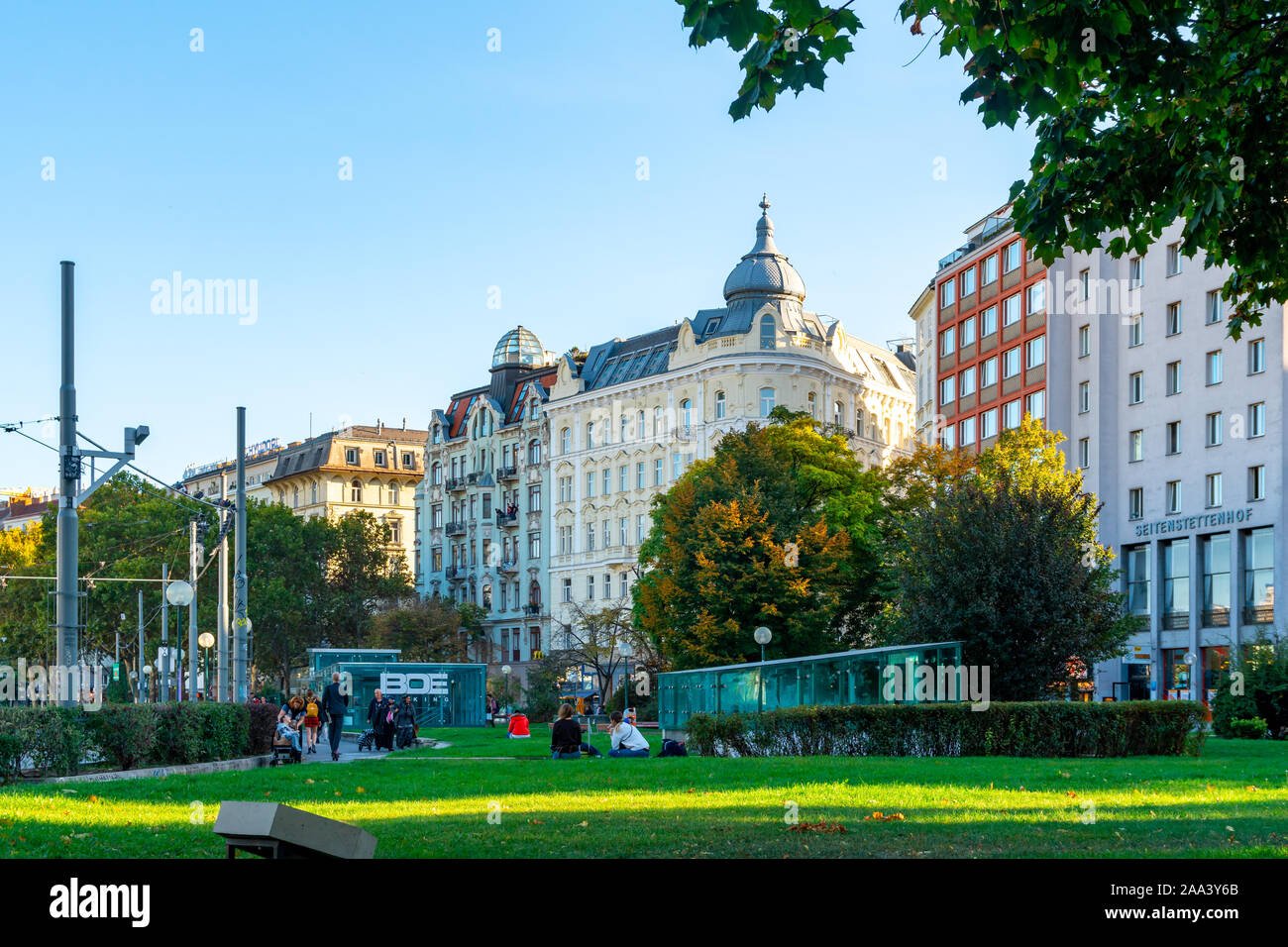 Vienna, Austria - 24.10.2019: Cityscape views of one of Europe's most ...