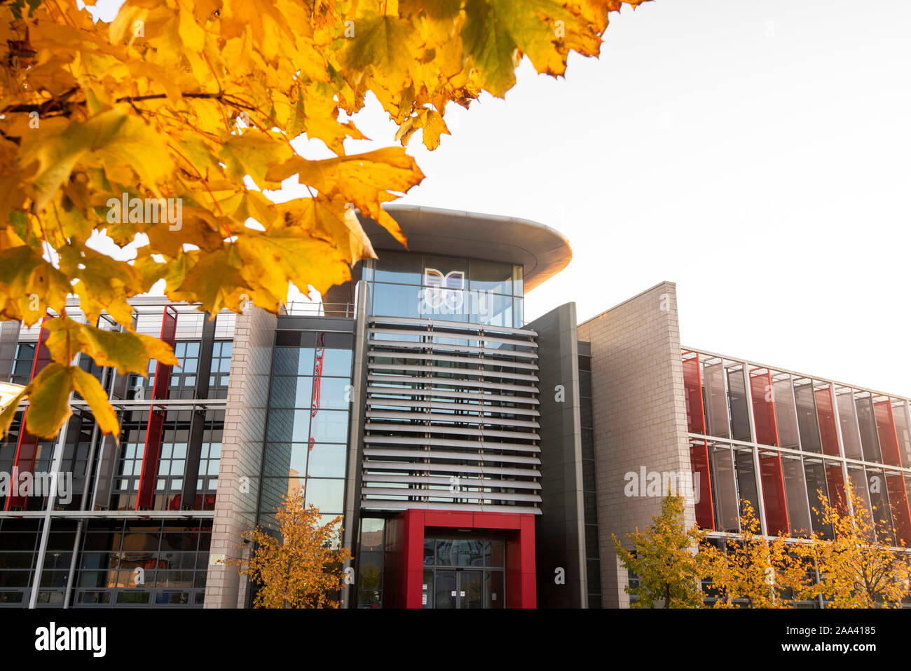 Autumn morning at the Romax Technology Building on the Jubilee Campus ...