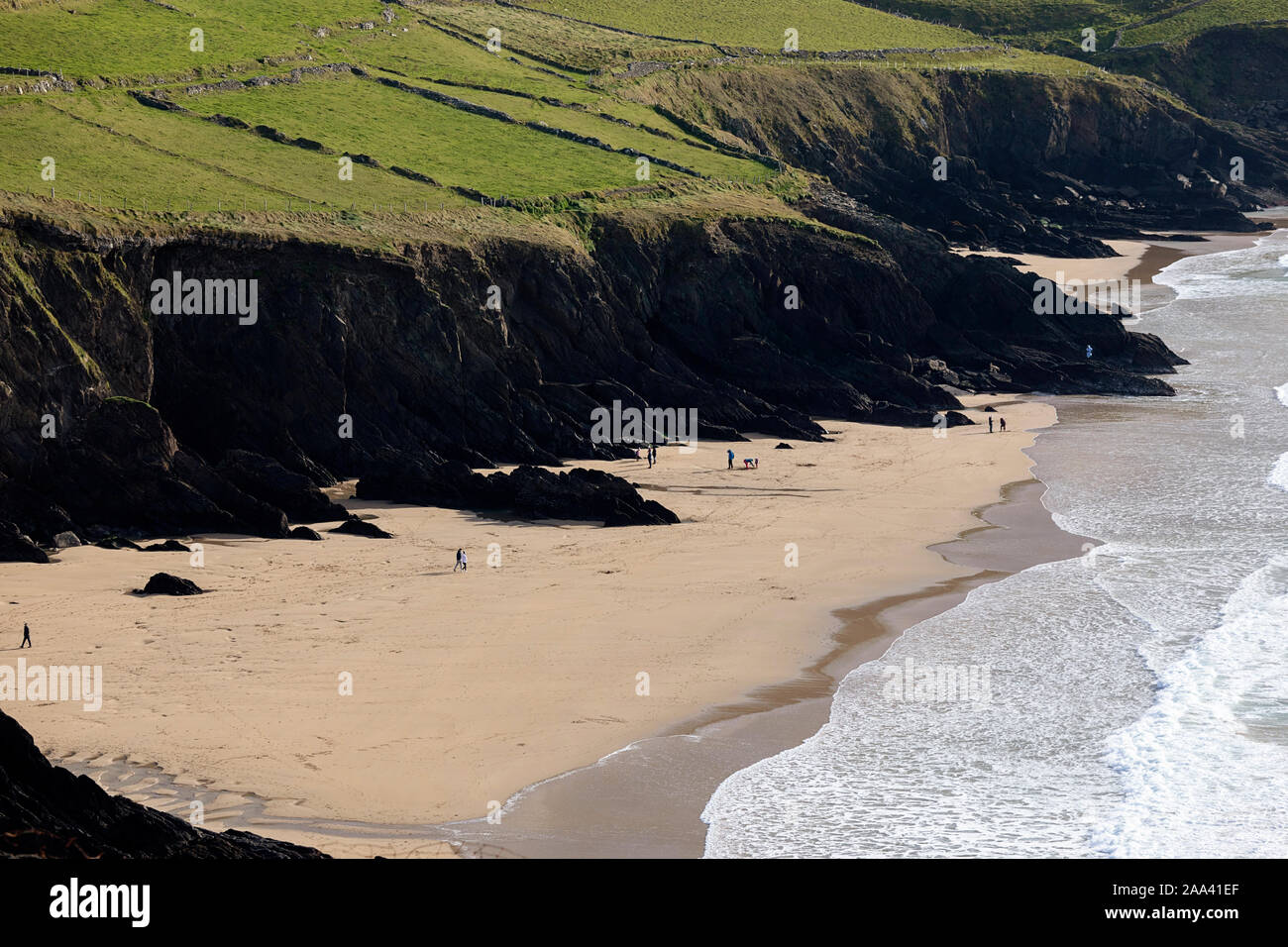 Coumeenoole Beach on the Dingle Peninsula, County Kerry, Republic of ... Coumeenoole Beach on the Dingle Peninsula, County Kerry, Republic of ...