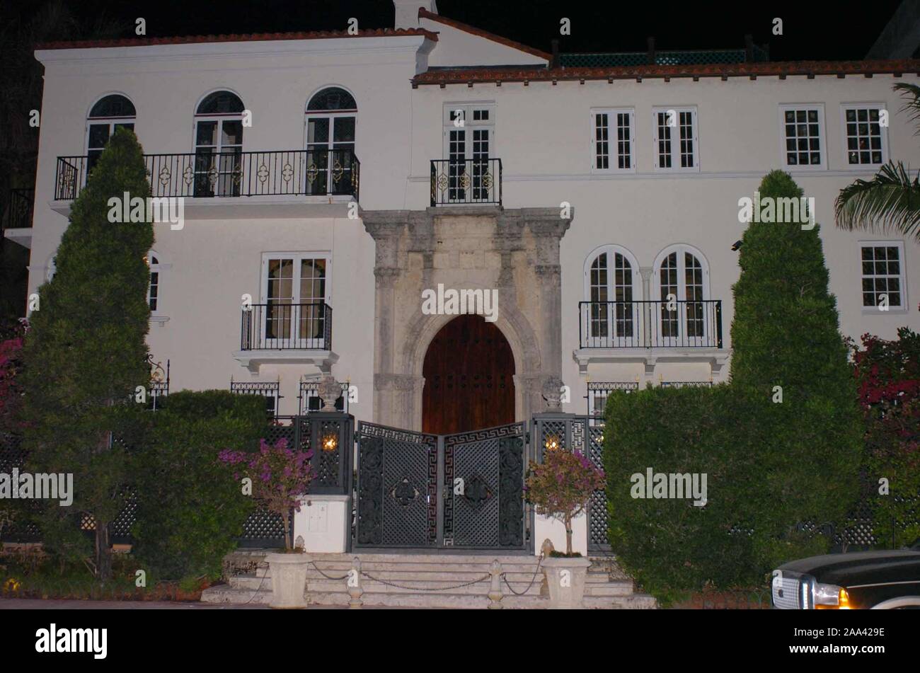 MIAMI, FL - JUNE 24: Former Versace House now owned by Peter Loftin and ...