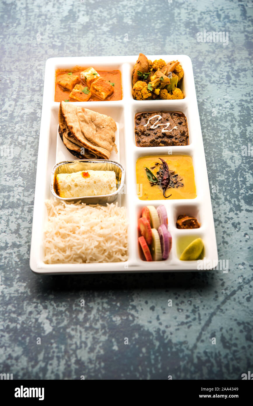 Lunch Thali High Resolution Stock Photography and Images - Alamy