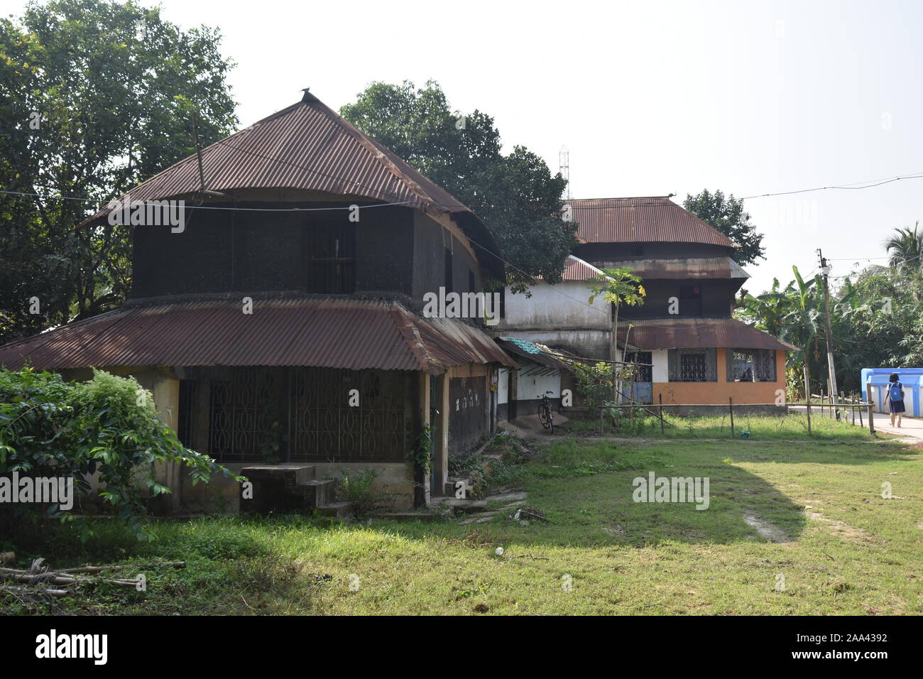 Village scene of Birsingha (birthplace of Ishwar Chandra Vidyasagar ...