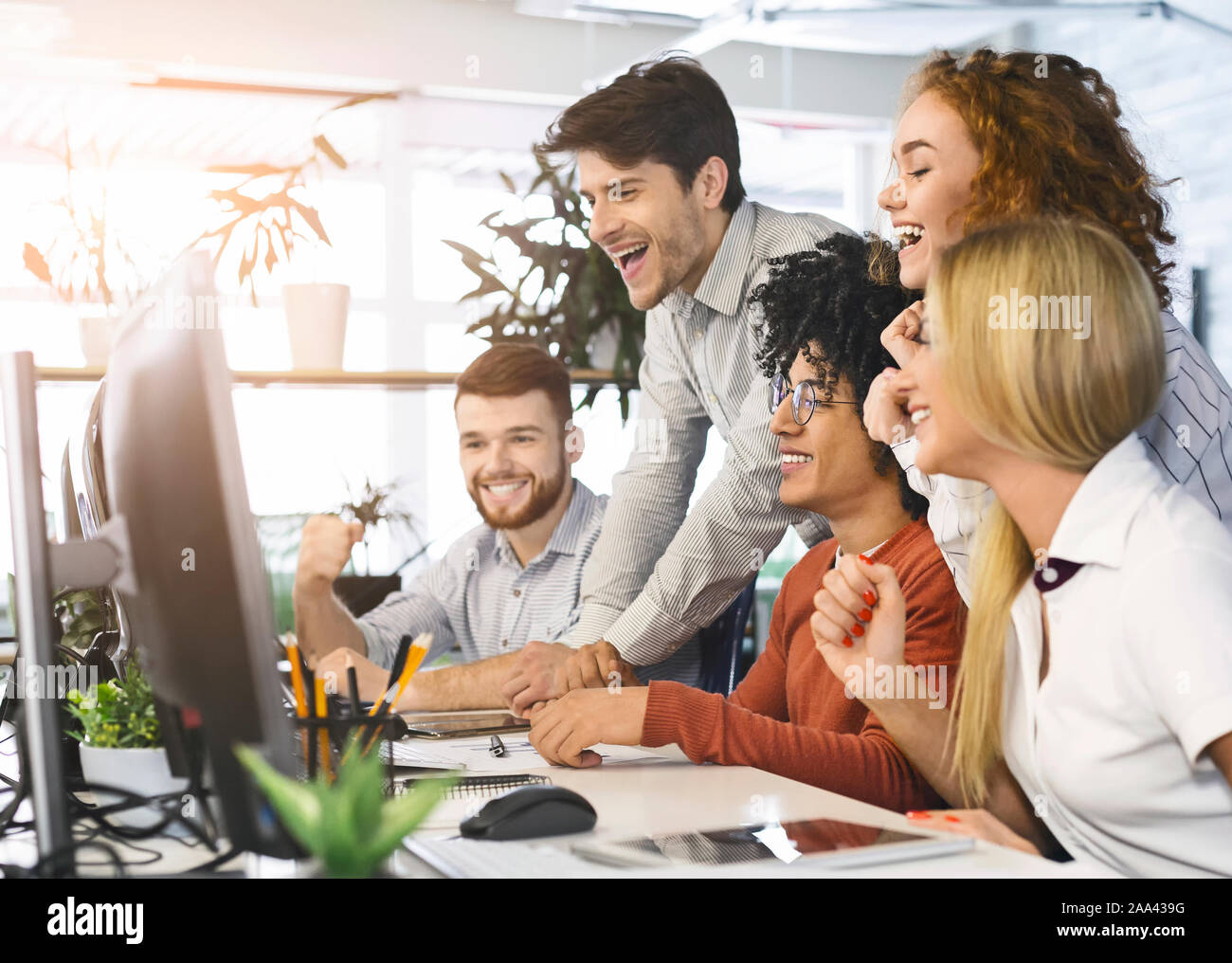 Celebrating agent hi-res stock photography and images - Alamy