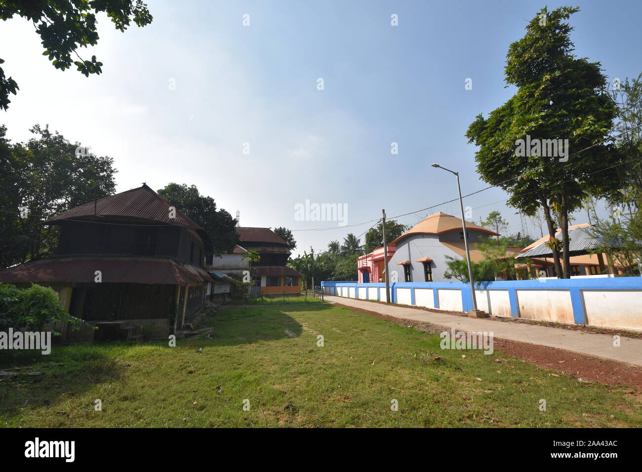 Village scene of Birsingha (birthplace of Ishwar Chandra Vidyasagar ...