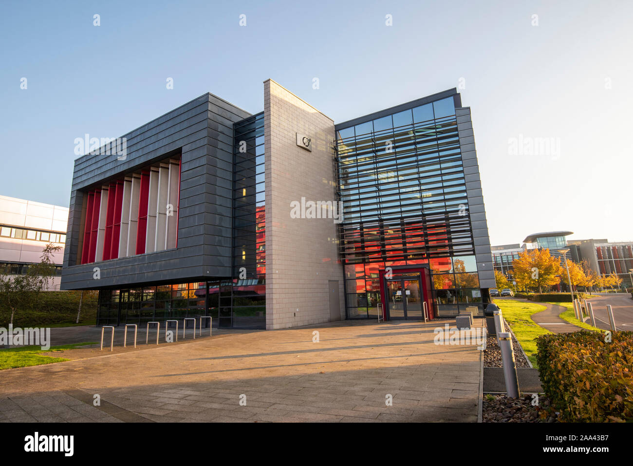 Autumn morning at the Geospatial Building on the Jubilee Campus of ...