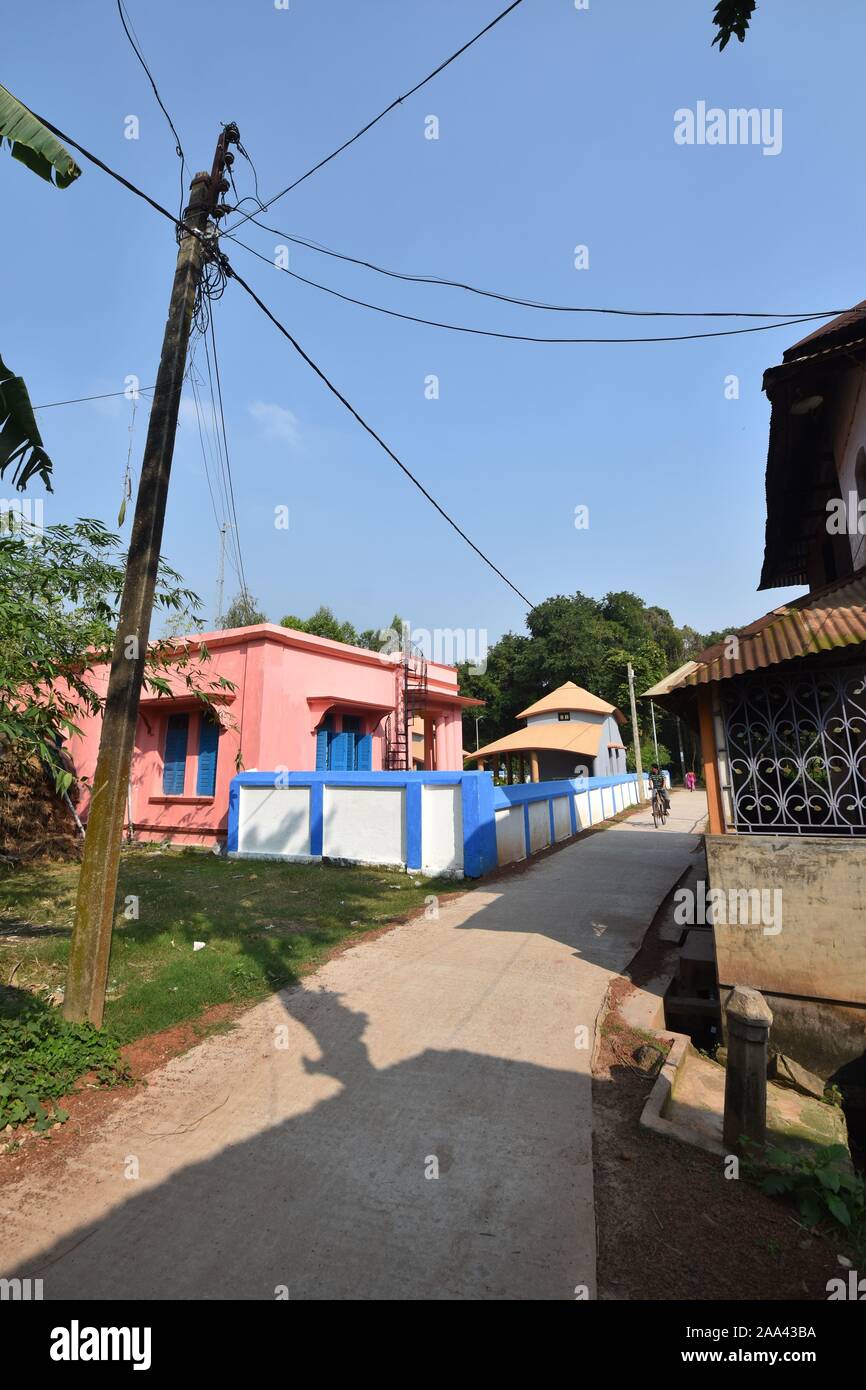 Village scene of Birsingha (birthplace of Ishwar Chandra Vidyasagar ...