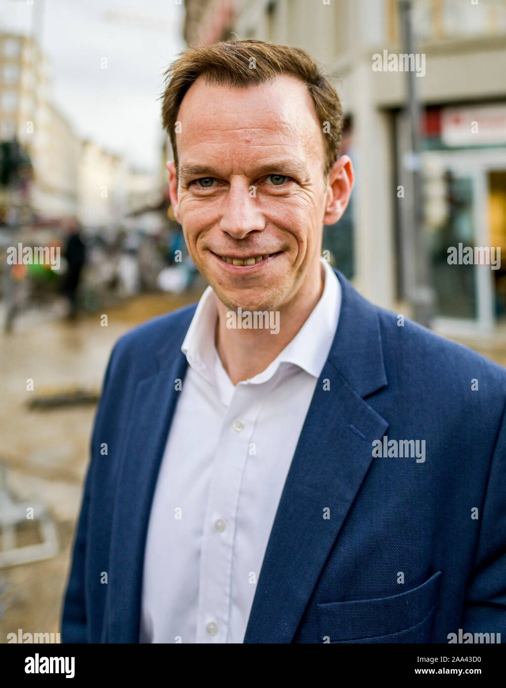 Hamburg, Germany. 19th Nov, 2019. Nico Heitmann, branch manager, stands ...