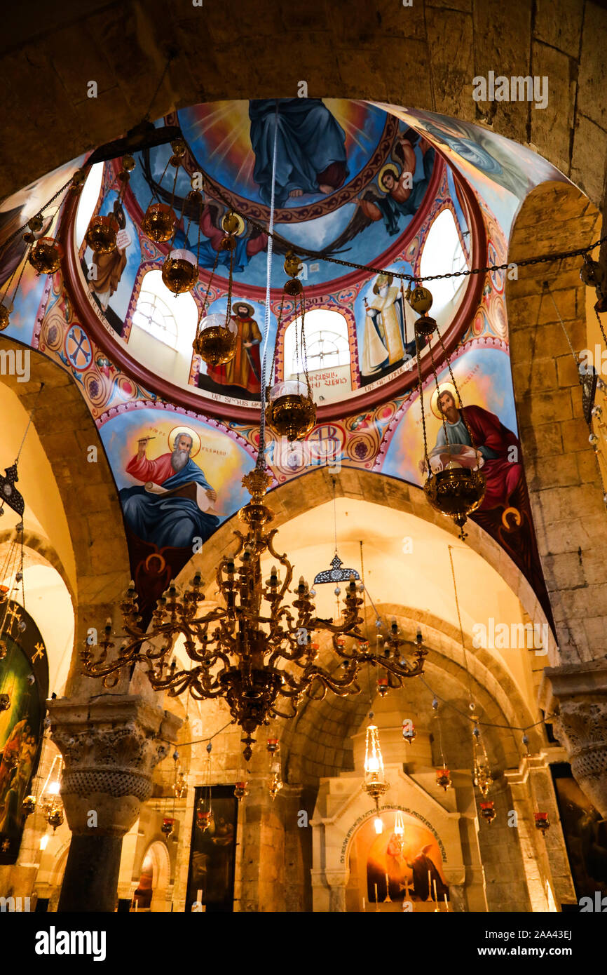 Church of the Holy Sepulchre, the Old City of Jerusalem, Israel Stock ...