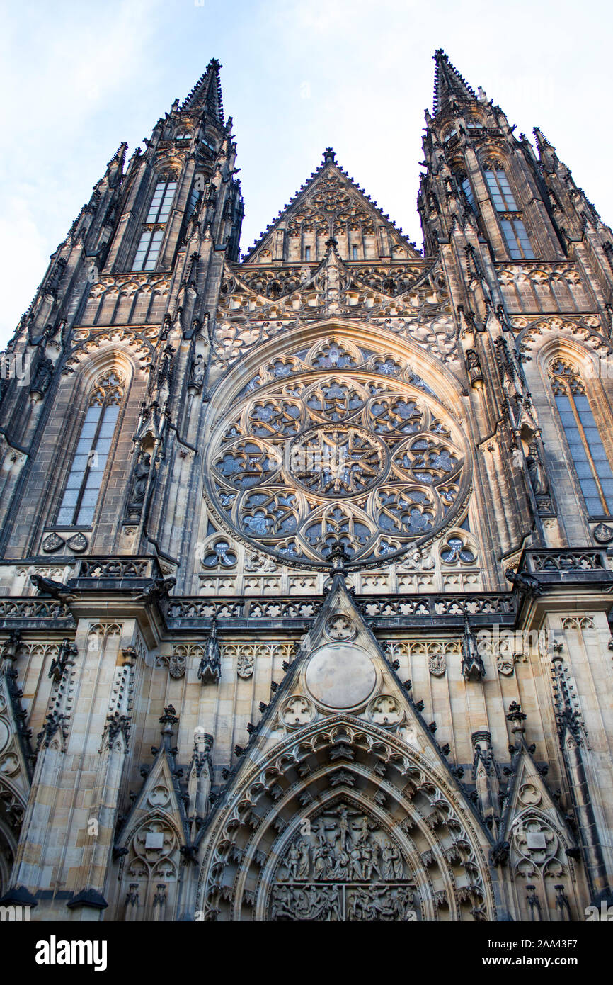Facade Of The St Vitus Cathedral High Resolution Stock Photography and ...
