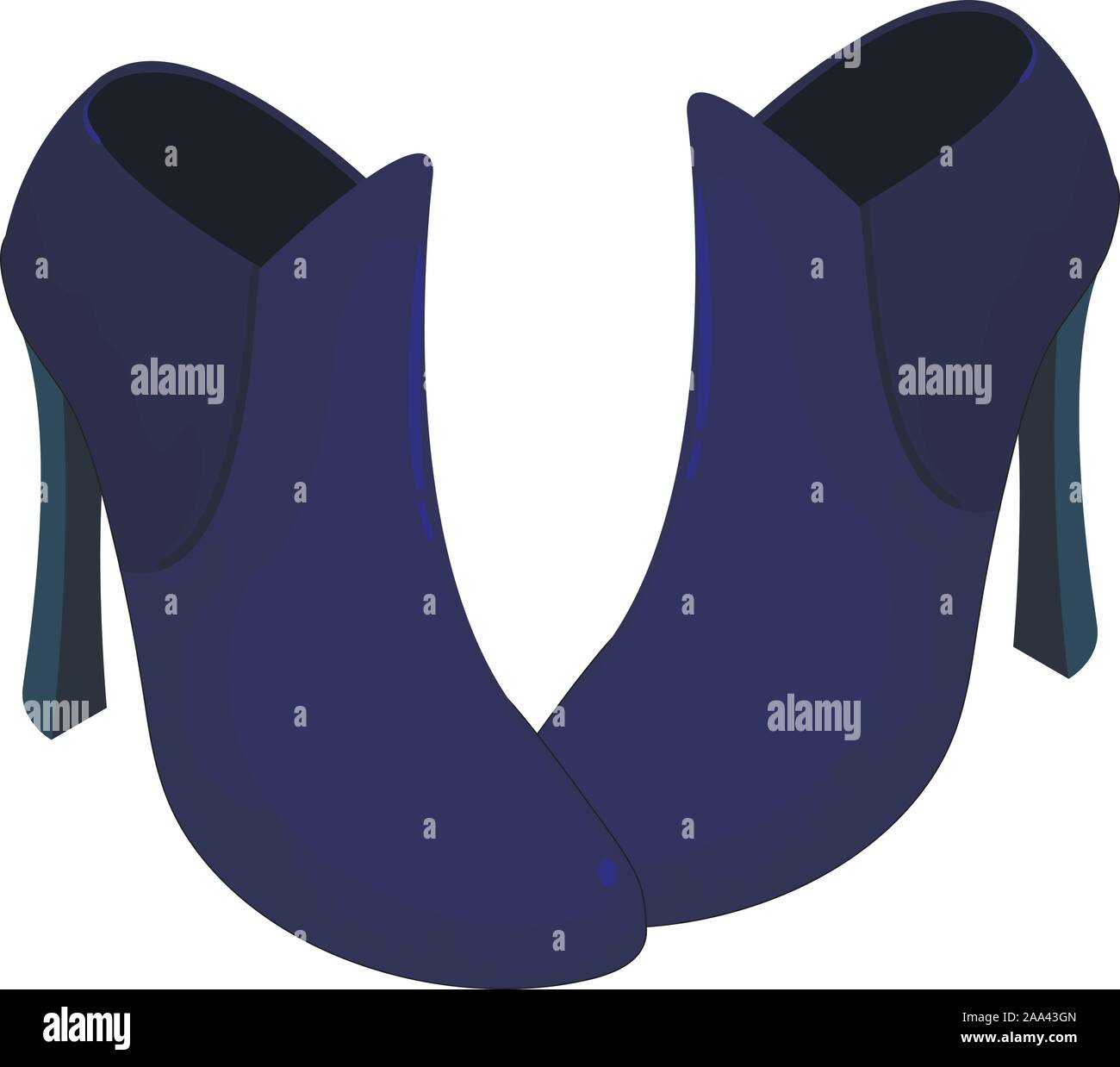 High heel ankle boots Stock Vector Images - Alamy