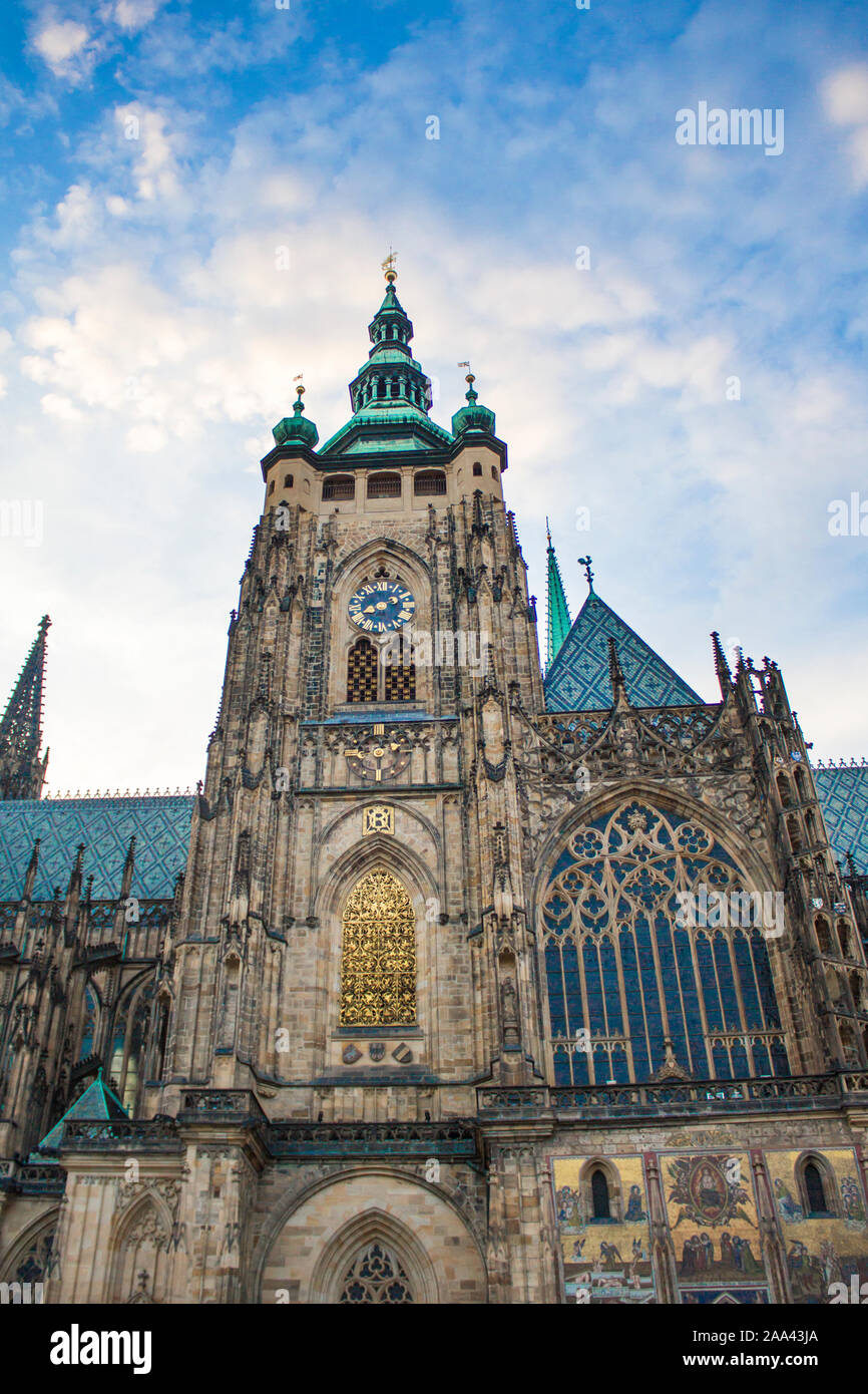 Rotunda St. Vitus in Prague. St. Vitus Cathedral. Gothic architecture ...