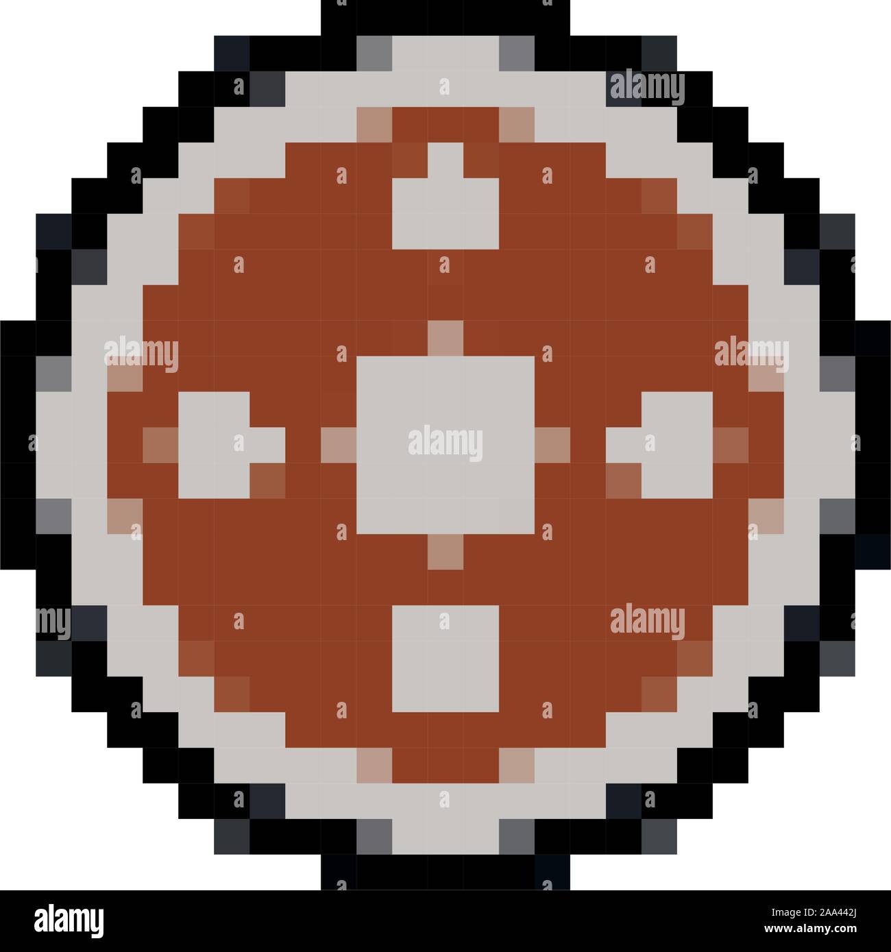 shield guard 8 bits pixelated style icon Stock Vector Image & Art - Alamy