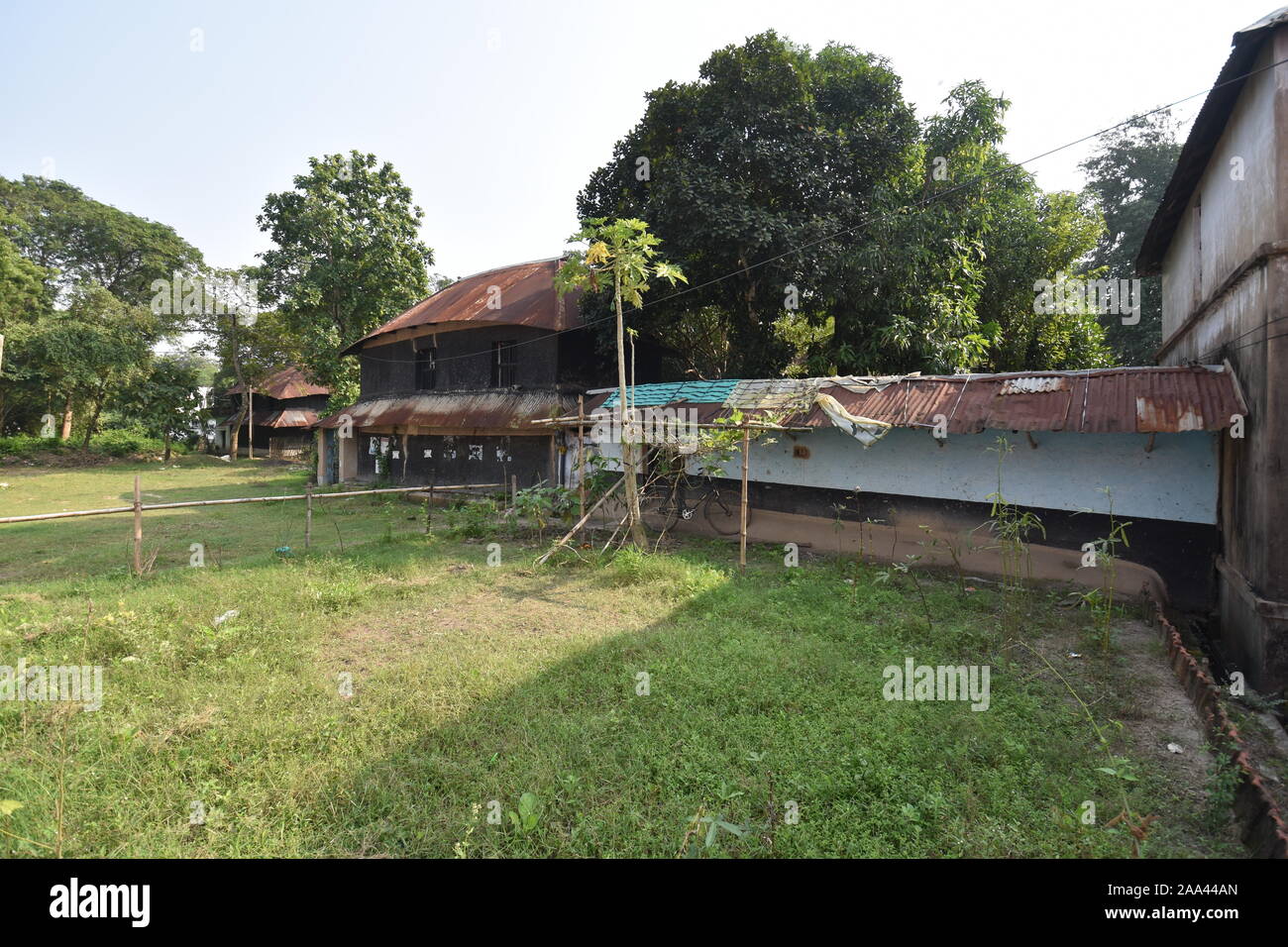 Village scene of Birsingha (birthplace of Ishwar Chandra Vidyasagar ...